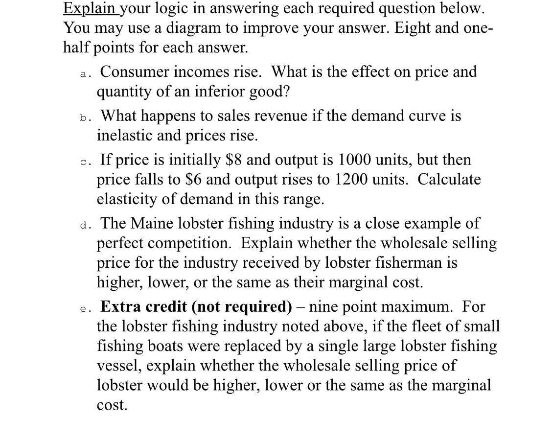 Solved Explain your logic in answering each required | Chegg.com