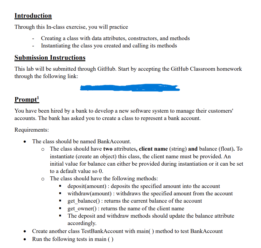 Solved Introduction Through this In-class exercise, you will | Chegg.com