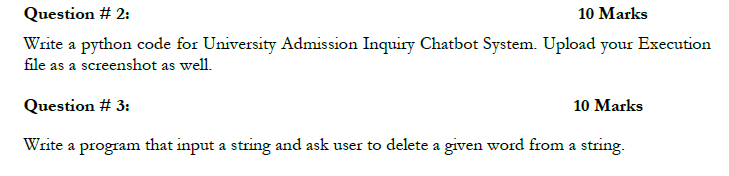 Solved Chat bot asking------ How may I help you, Are | Chegg.com