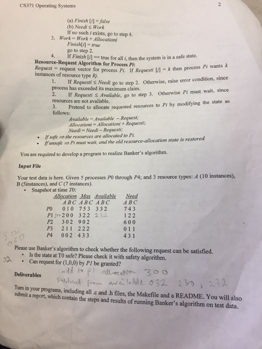 Cs371 Operating Systems Programming Assignment 3