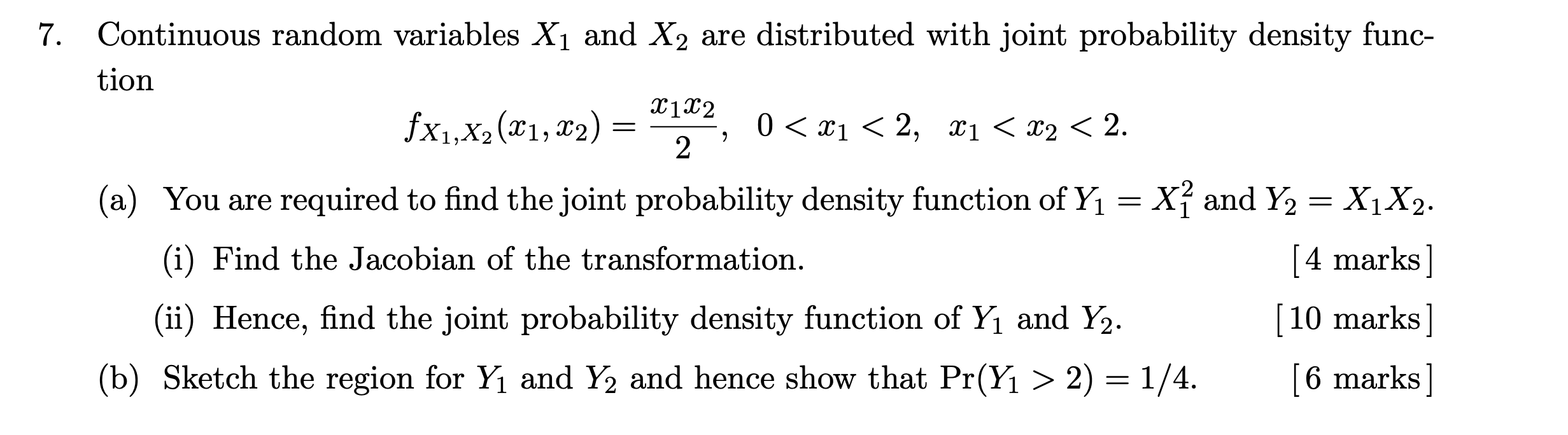 Solved 7. Continuous random variables X1 and X2 are | Chegg.com