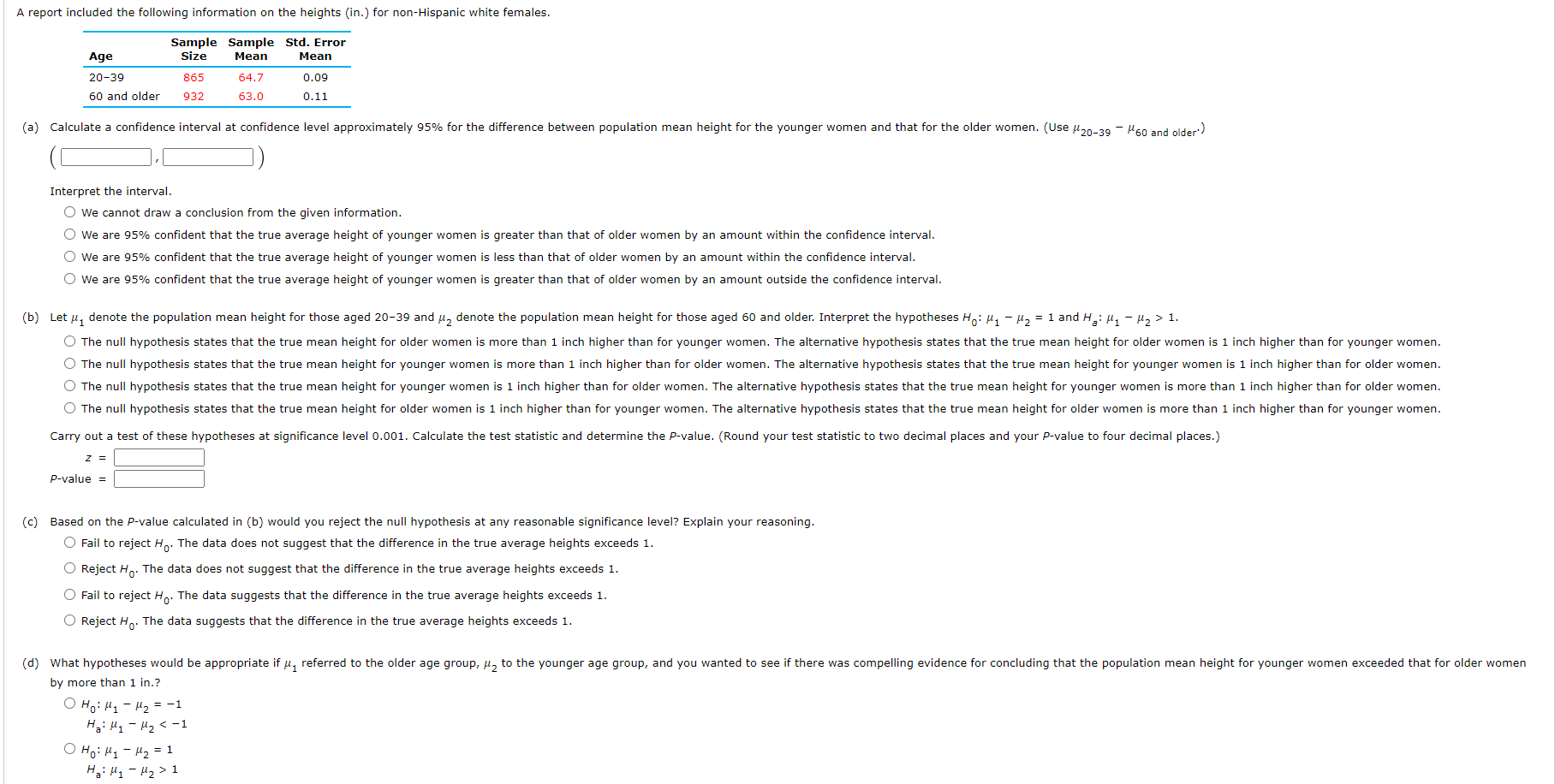 Solved please complete all parts to the image | Chegg.com