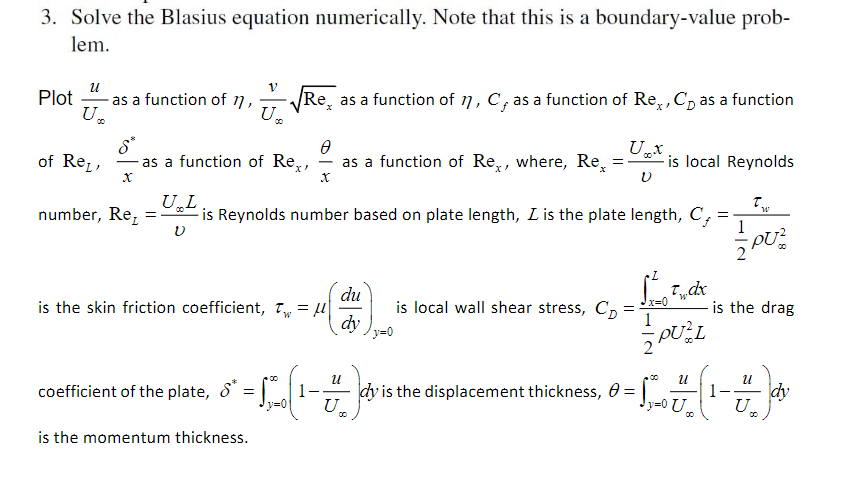 Solved Can you solve the 3rd question numerically? The | Chegg.com