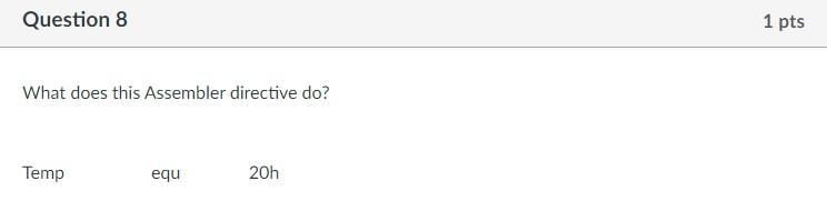 Solved What are the 3 parts of an Assembly language | Chegg.com