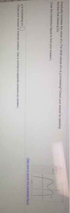 Solved Gradually increase the value of x, For what values of | Chegg.com