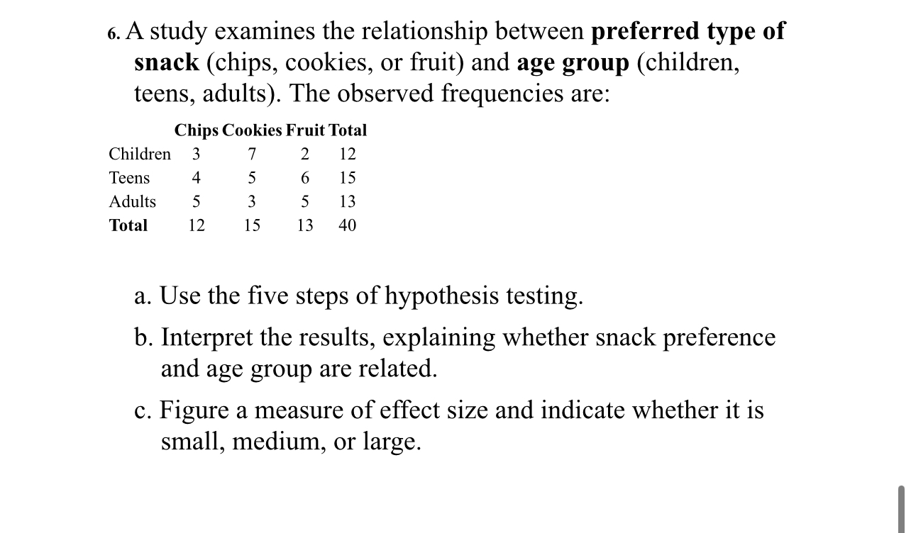 Solved 6. ﻿A study examines the relationship between | Chegg.com