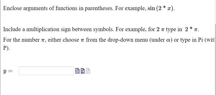 Enclose arguments of functions in parentheses. For | Chegg.com