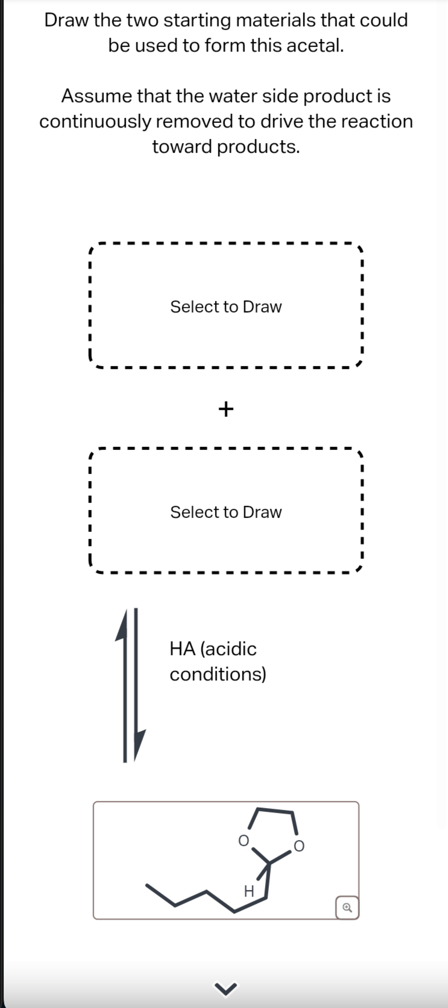 Solved Draw the two starting materials that couldbe used to | Chegg.com