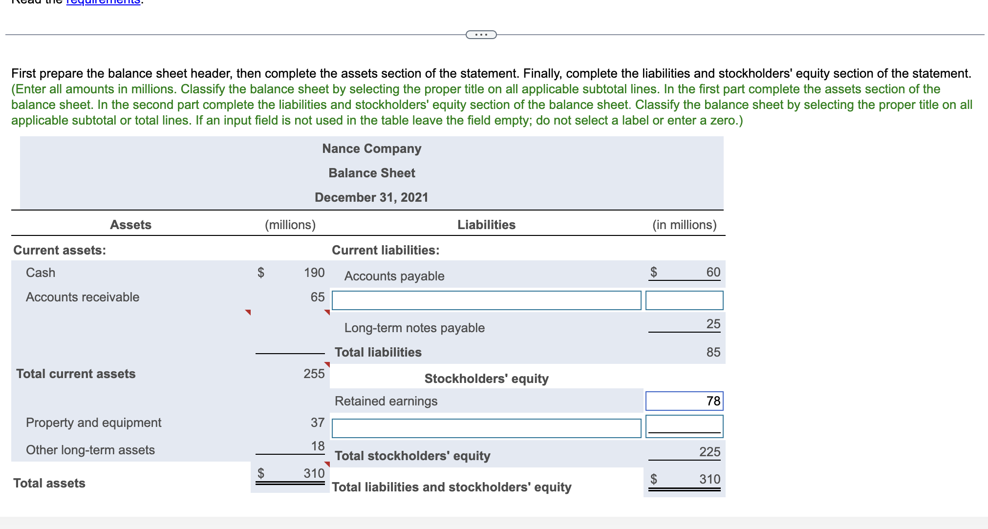 Solved Prepare the balance sheet (with a proper heading) | Chegg.com