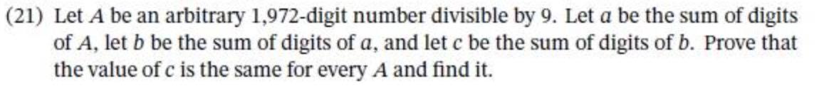 Solved 21) Let A be an arbitrary 1,972 -digit number | Chegg.com