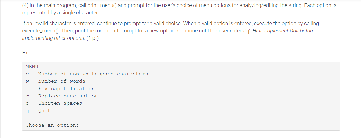 Solved 6.30 LAB*: Program: Authoring assistant (1) Prompt | Chegg.com
