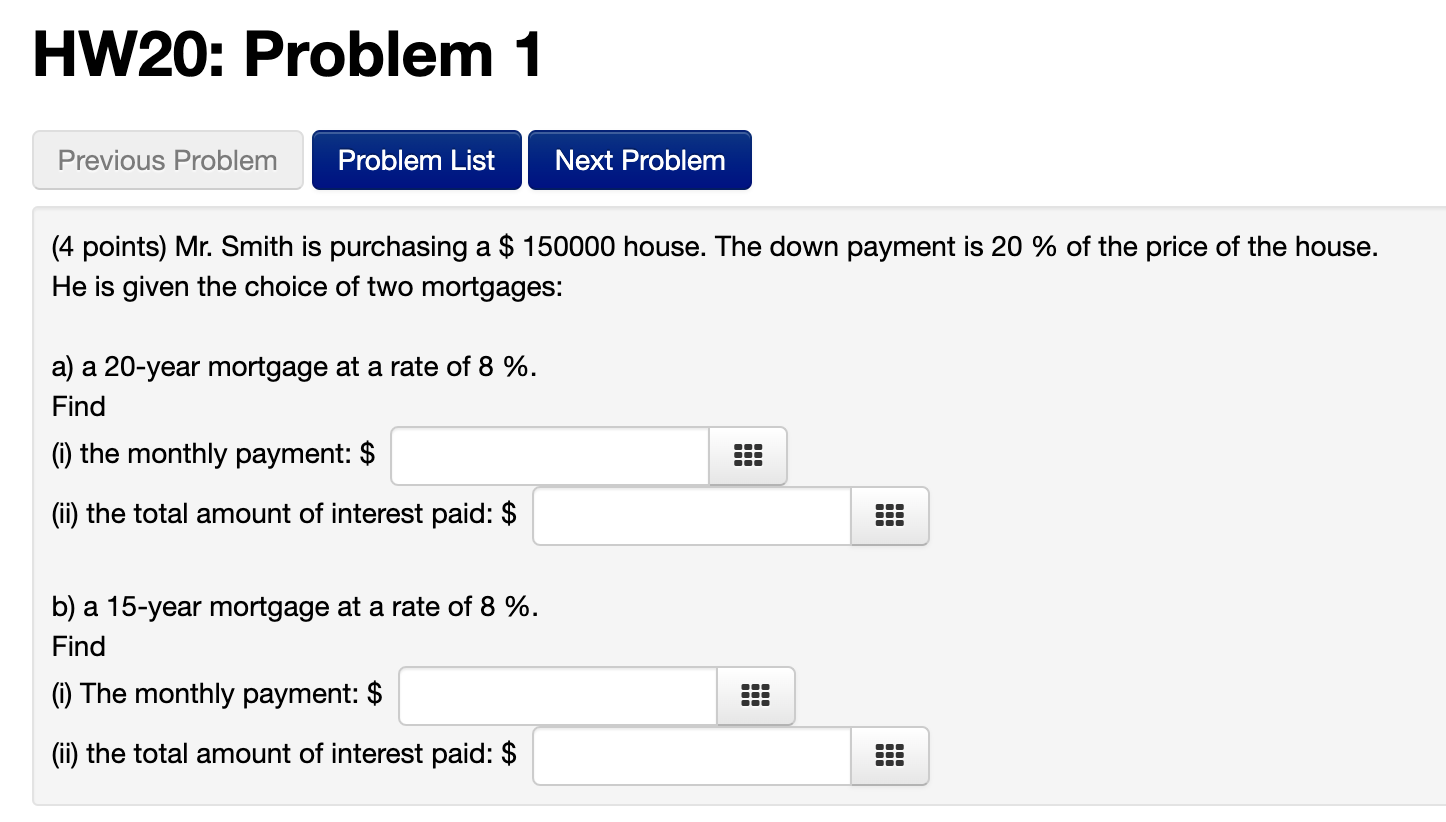 Solved HW20: Problem 1 Previous Problem Problem List Next | Chegg.com