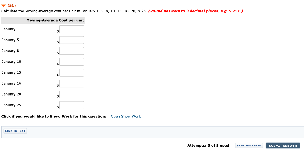 Solved Problem 6-08A al-a2 (Part Level Submission) Sheridan | Chegg.com