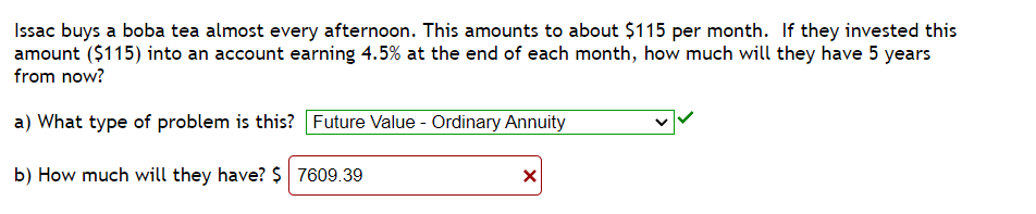 Solved Issac buys a boba tea almost every afternoon. This | Chegg.com