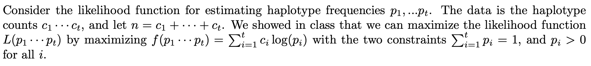 Solved Consider The Likelihood Function For Estimating 3215