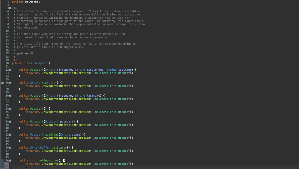 Solved Specifications Your task is two implement the | Chegg.com