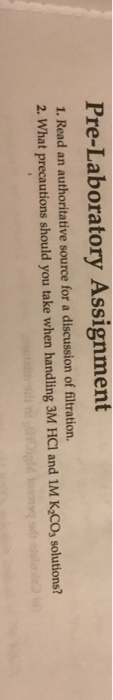 Solved Pre-Laboratory Assignment 1. Read an authoritative | Chegg.com