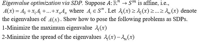 Solved Can you help me to solve the Convex optimization | Chegg.com