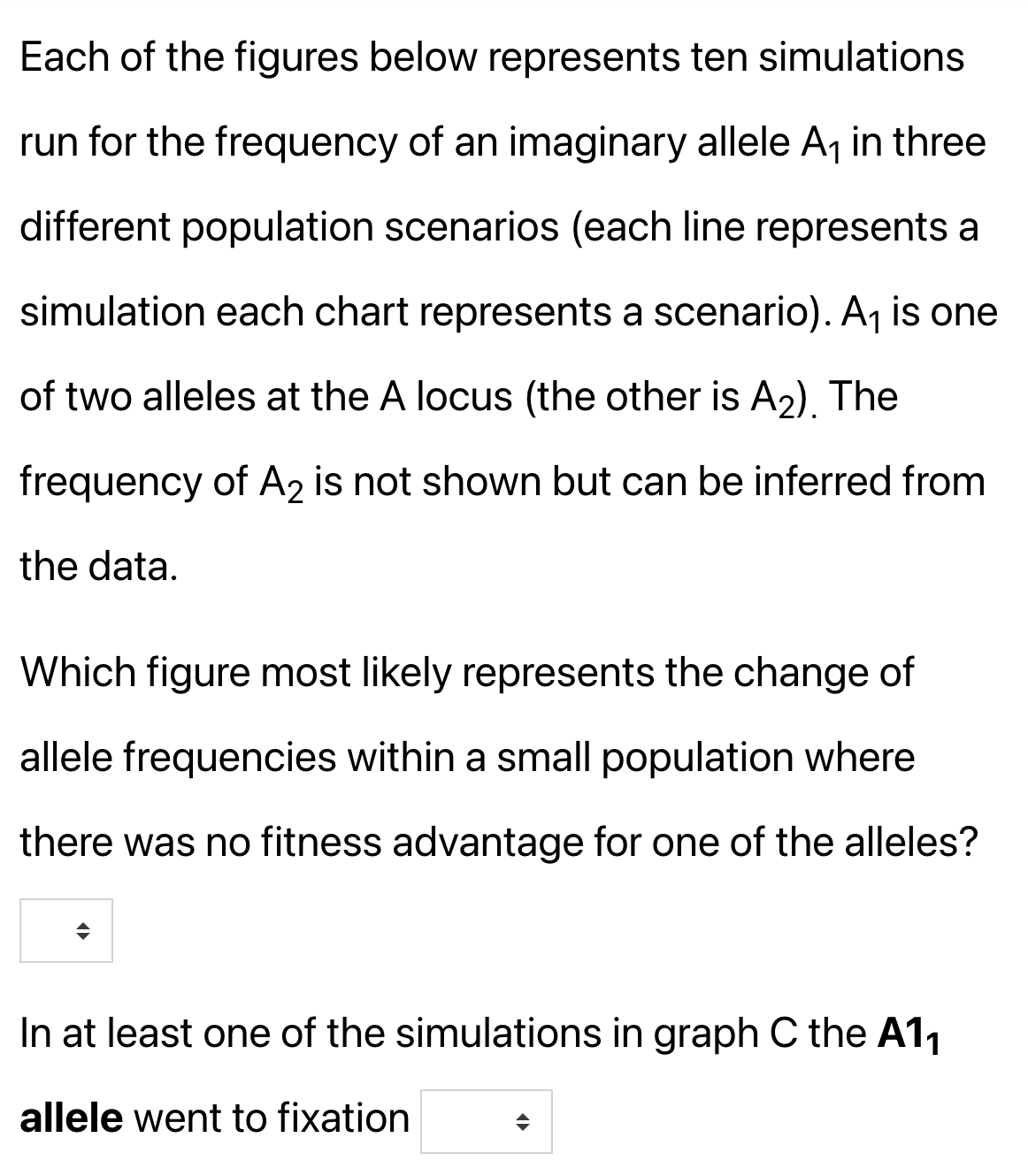 Solved Each of the figures below represents ten simulations | Chegg.com