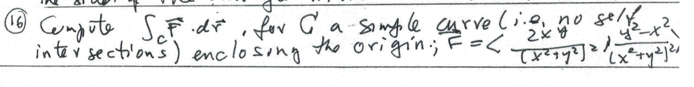 Solved compute the integral for C a sample curve (i.e. no | Chegg.com