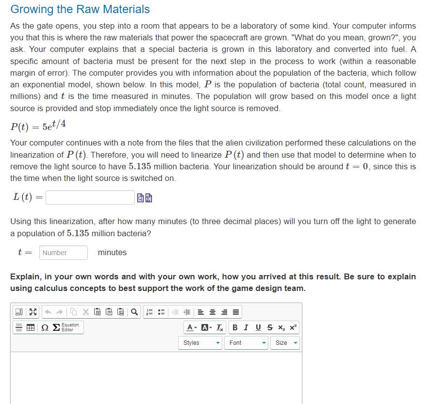 Solved Growing the Raw Materials As the gate opens, you step | Chegg.com