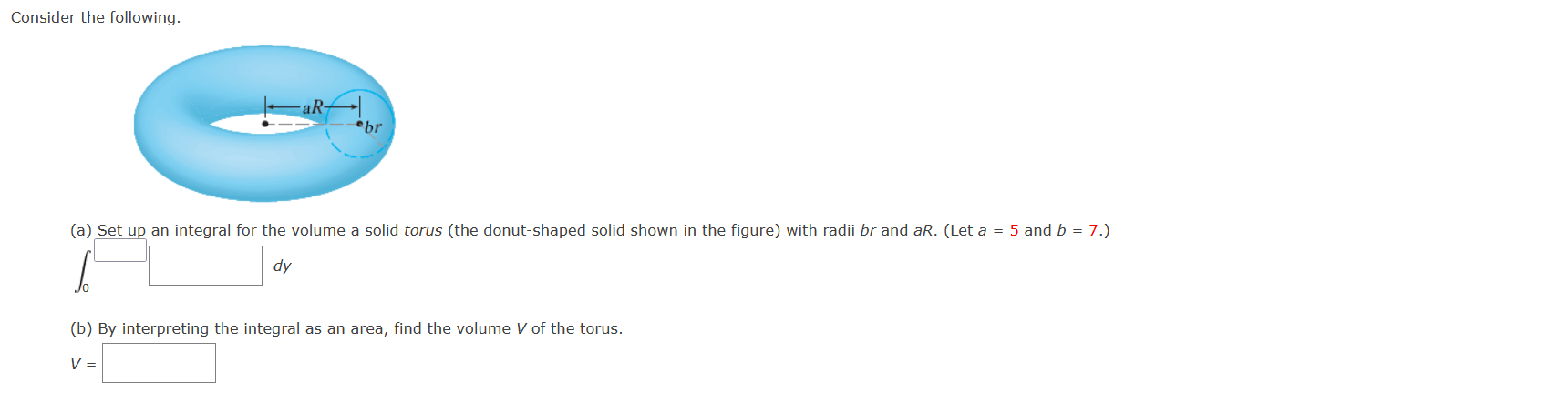Solved Consider the following. (a) Set up an integral for | Chegg.com