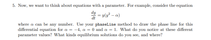 Solved 4. Write a method function phaseLine(f, ymin, ymax) | Chegg.com