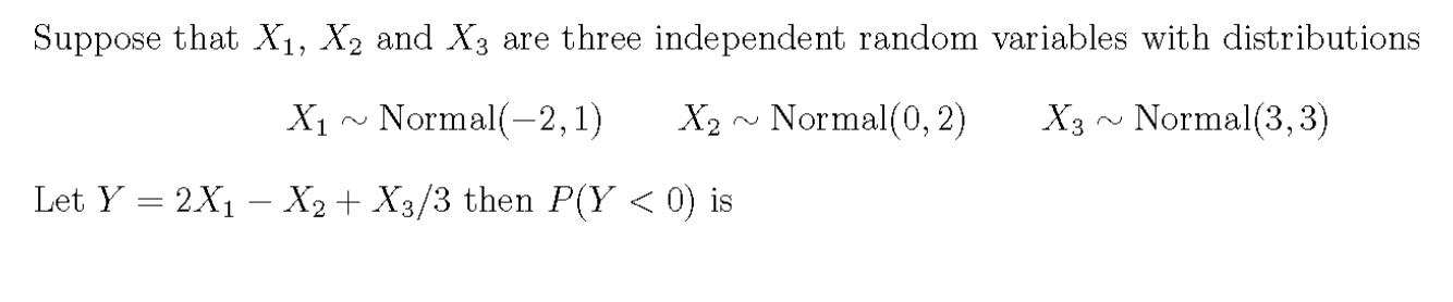 Solved Suppose that X1, X2 and X3 are three independent | Chegg.com