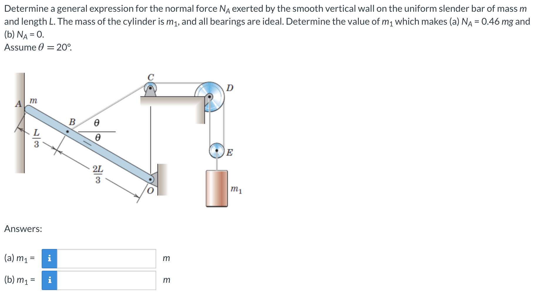 Solved Determine a general expression for the normal force | Chegg.com