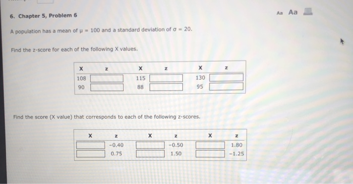 Solved Aa Aa 且 26. Chapter 5, Problem 26 A sample consists | Chegg.com
