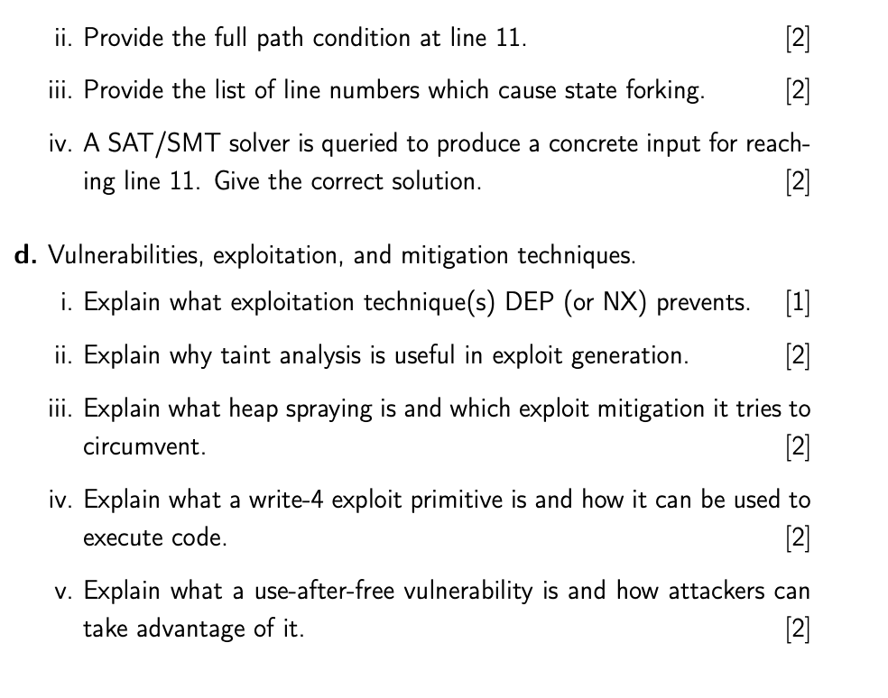 Solved c. Consider the function foobar depicted below. Let | Chegg.com