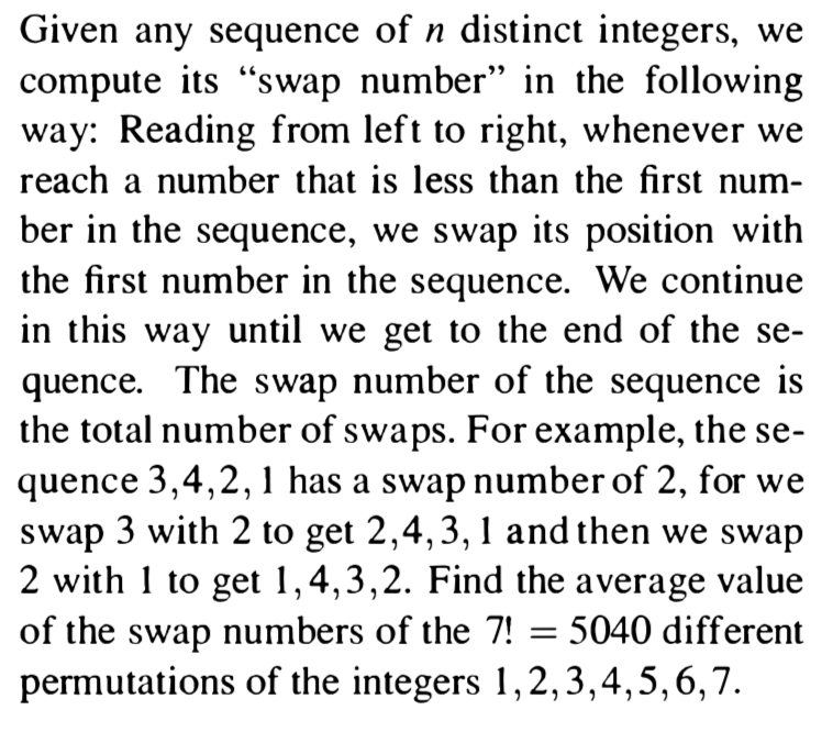 Given any sequence of n distinct integers, we compute | Chegg.com