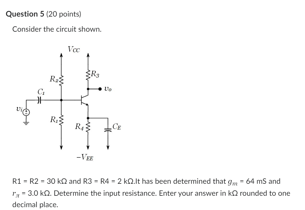 Solved Consider the circuit shown. R1 = R2 = 30 kΩ and R3 = | Chegg.com