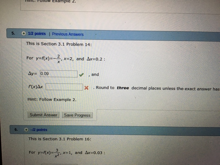 Solved 5. + : 1.2 points l Previous Answers This is Section | Chegg.com