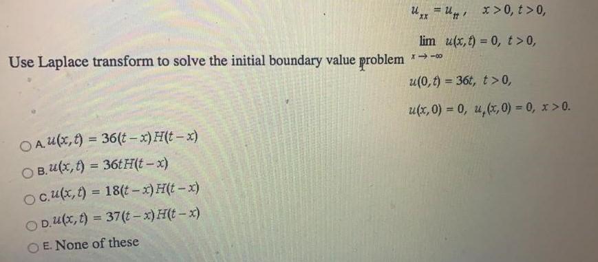 Solved Solve the Dirichlet problem on a disk centered at the | Chegg.com