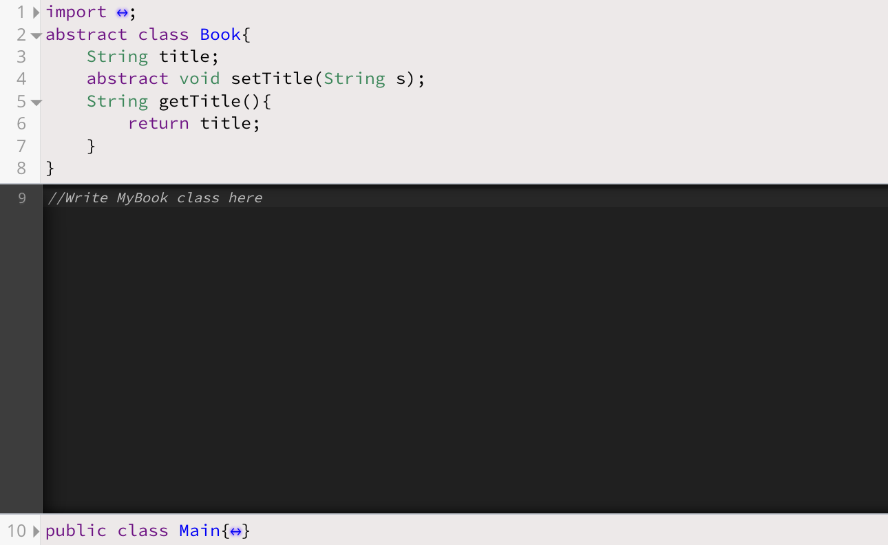 Solved A Java Abstract Class Is A Class That Can T Be