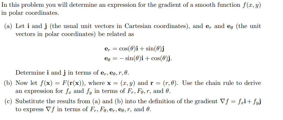 Solved In this problem you will determine an expression for | Chegg.com