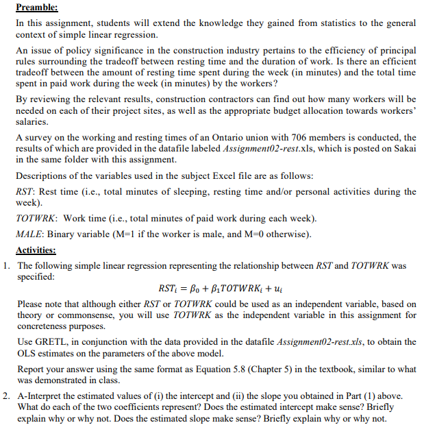 Preamble: In this assignment, students will extend | Chegg.com