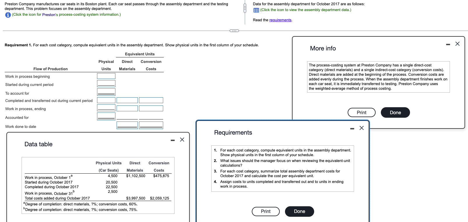 Solved department. This problem focuses on the assembly | Chegg.com