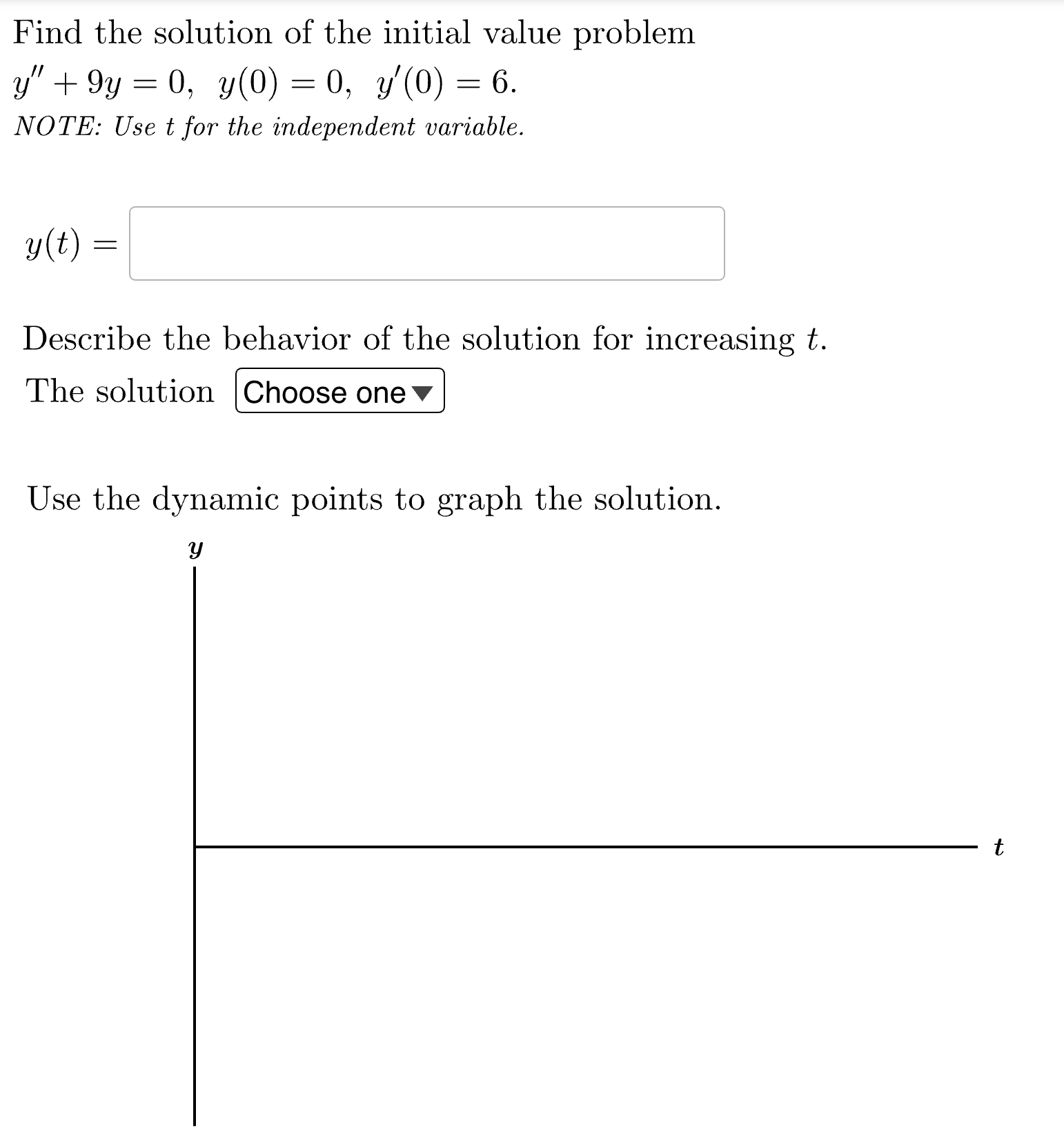 Solved Find the solution of the initial value problem | Chegg.com