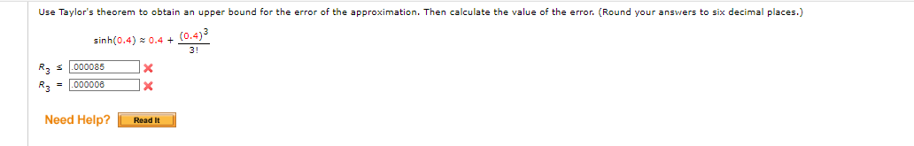 Solved Use Taylor's theorem to obtain an upper bound for the | Chegg.com