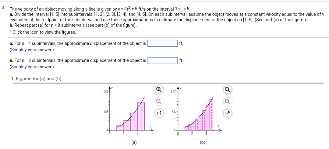 Solved The velocity of an object moving along a line is | Chegg.com