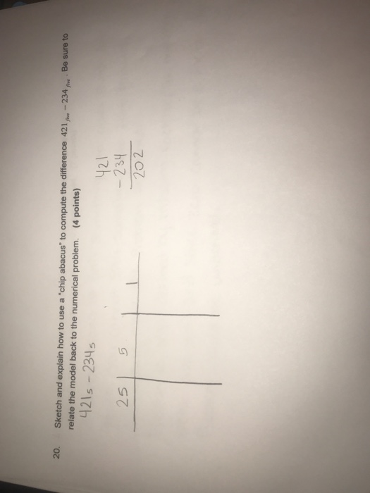 Solved 19. solve in base SIX using CHIP ABACUS | Chegg.com