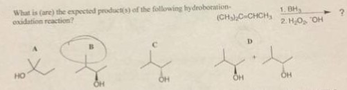 Solved What is (are) the expected product(s) of the | Chegg.com
