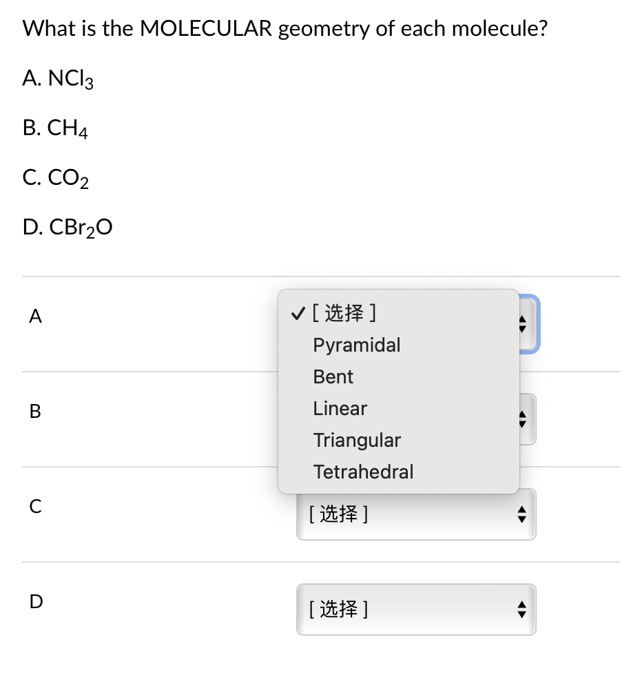 Ncl3 Molecular Geometry