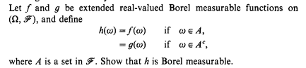 Solved Let f and g be extended real-valued Borel measurable | Chegg.com