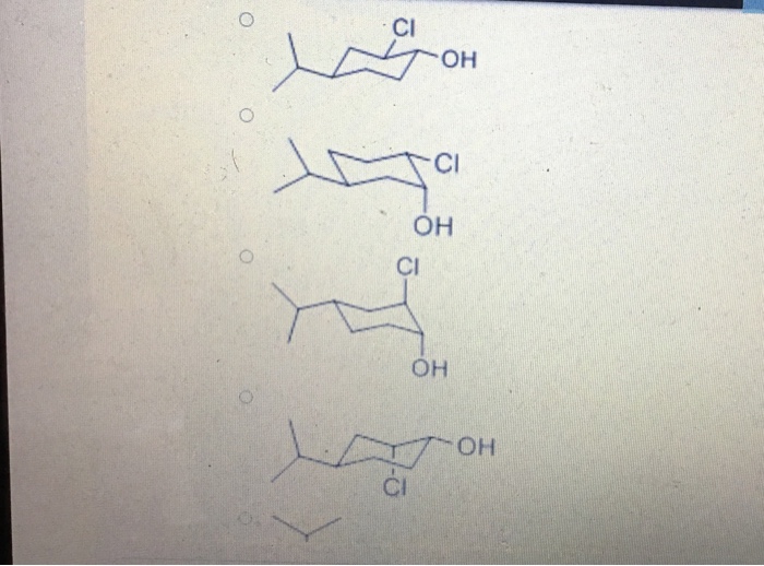 Solved Which chair structure depicts the most stable | Chegg.com