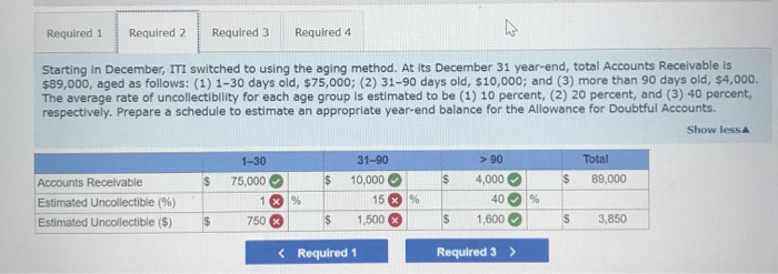 Solved E8-8 Recording and Reporting Allowance for Doubtful | Chegg.com