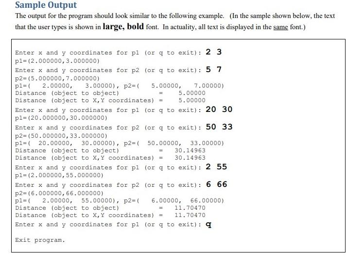 Solved The MyPoint class: Write a java program containing a | Chegg.com