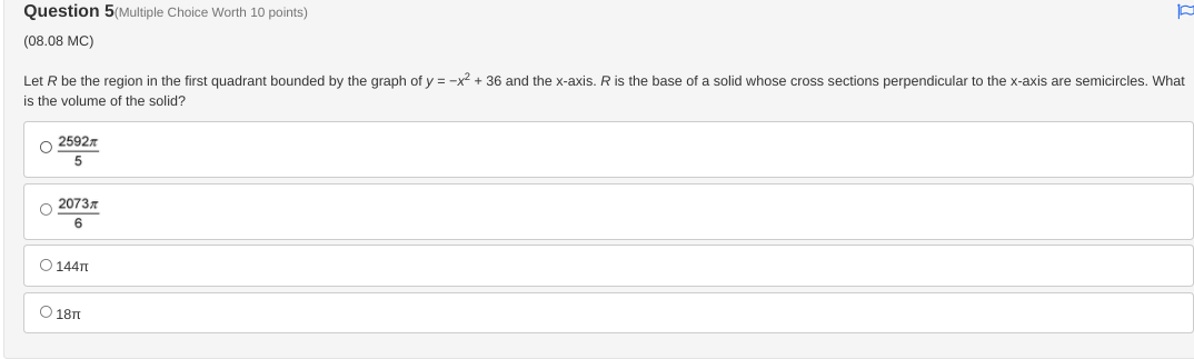 Solved Question 10(Multiple Choice Worth 10 points) (06.08 | Chegg.com